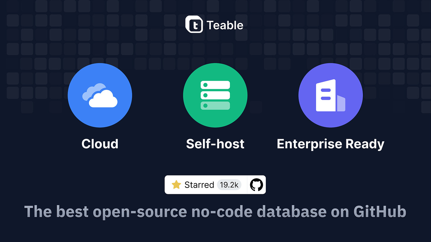 Introducing Teable 2.0 - The First AI Database Agent - Teable Discussions - Teable Community